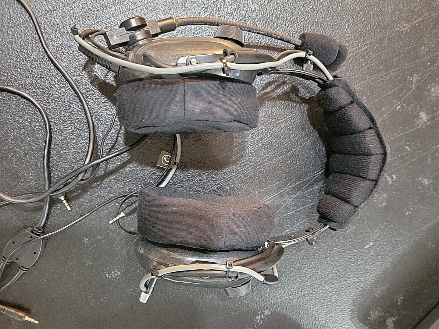 SOFTCOMM C-20 CHANCELLOR PASSIVE AVIATION HEADSET With Cell Attachment ...