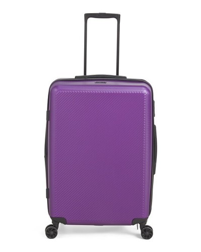 CALPAK 24in Purple Expandable Hardcase TSA Lock 8 Wheel Spinner | eBay