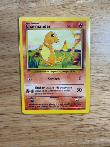 Charmander 046/102 Base Set Regular - Pokemon TCG 1999 - WOTC | eBay