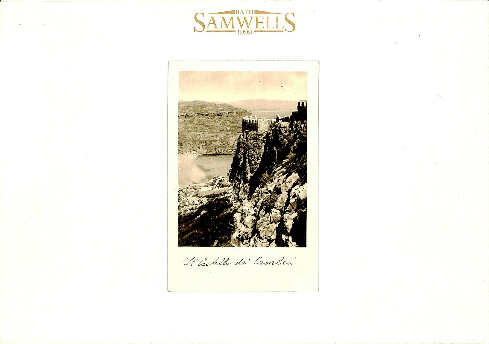 Greece ITALIAN OCCUPATION RHODES *Rodi* Postmark PPC 1929 Postcard F361 ...