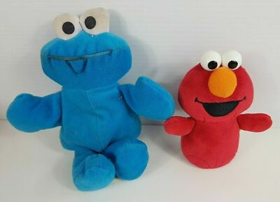 Sesame Street Small Elmo and Small Cookie Monster Soft Toys | eBay ...