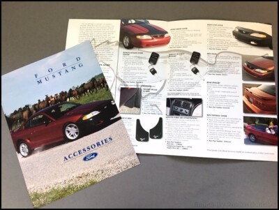 1996 Ford Mustang Accessories Car Sales Brochure Folder | eBay