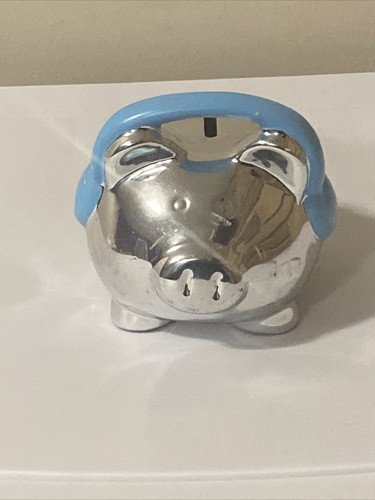 Metallic Metal Piggy Bank (Used) | eBay