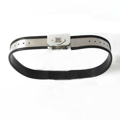 Adjustable Chastity Belt Stainless Steel Metal Waist Band Binding Woman ...