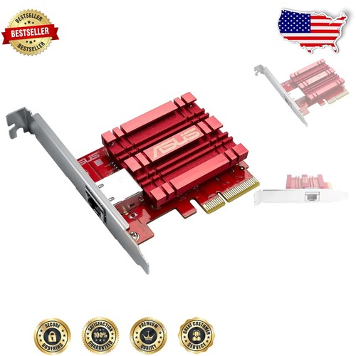 High-Speed 10G PCI-E x4 Adapter with Single RJ-45 Port for Ultimate ...