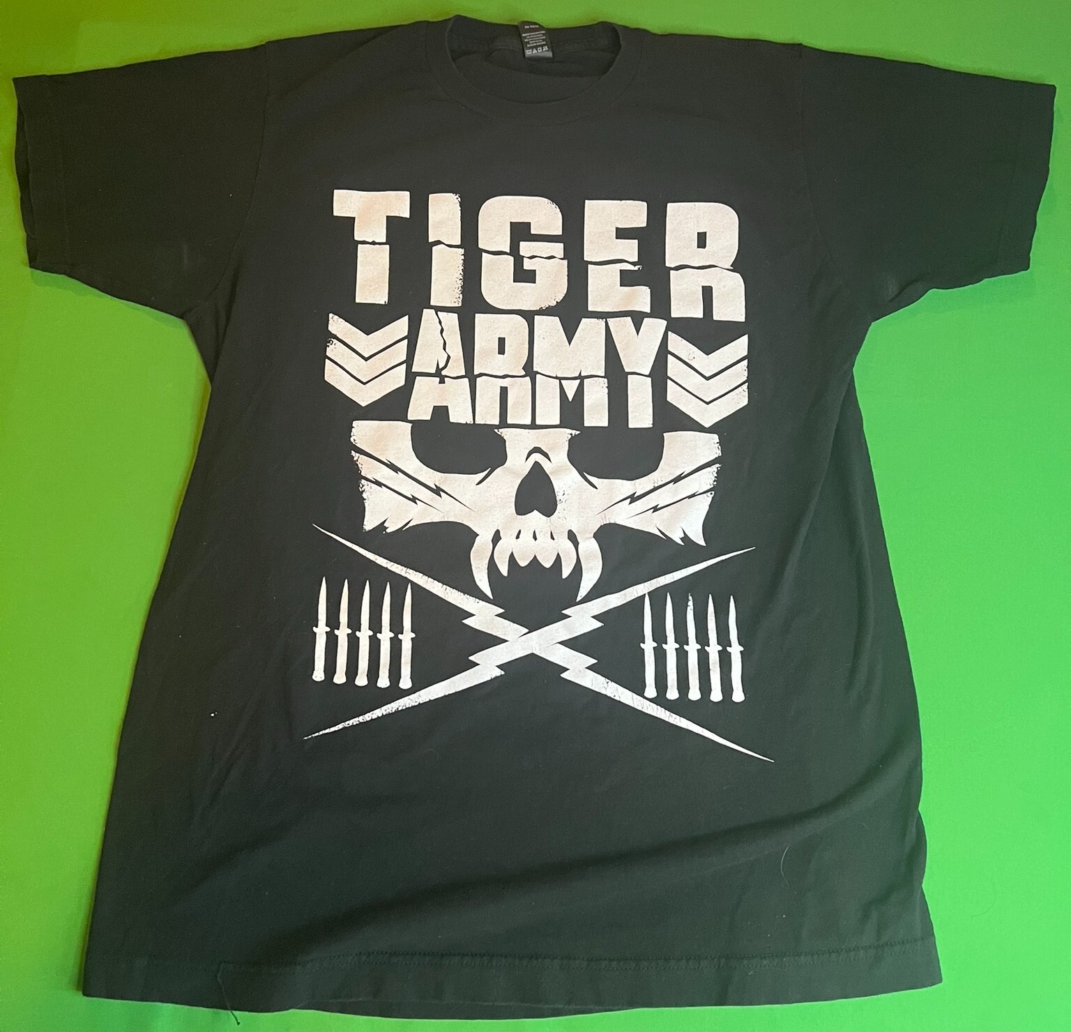 Tiger Army Bullet Club inspired Black T-Shirt - Gem