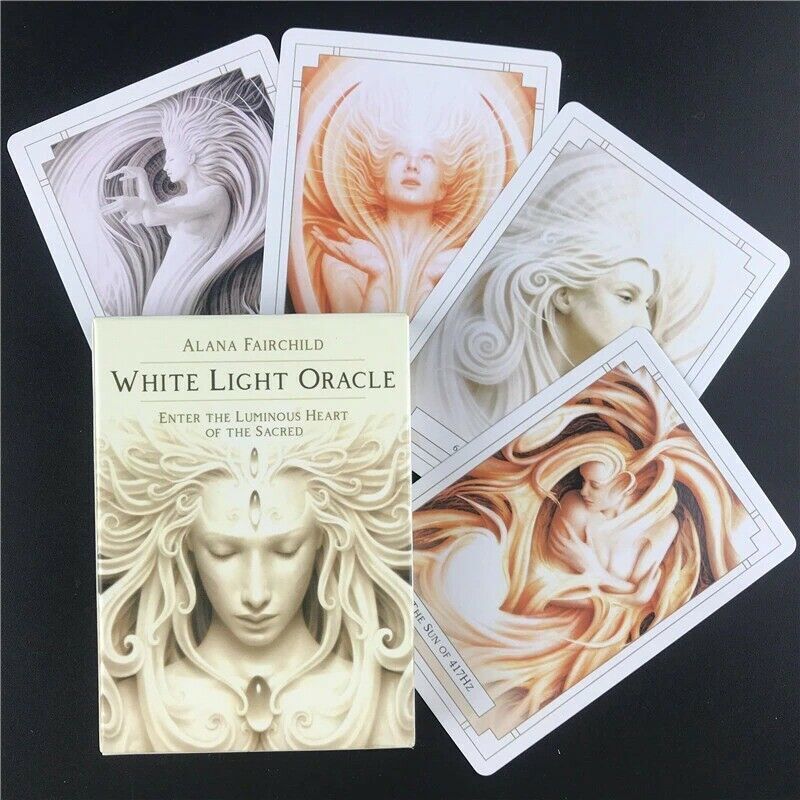White Light Oracle: Magical Tarot Deck Card Divination English Family ...