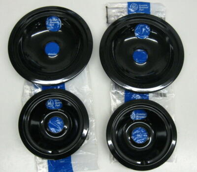 (2) 6" WB31T10014, (2) 8" WB31T10015 OEM Range Drip Pan | eBay