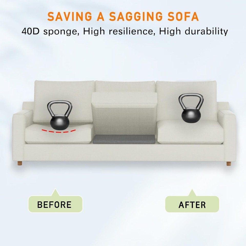Couch Cushion Support for Sagging Seat, 2-Pack Sofa Furniture seat ...