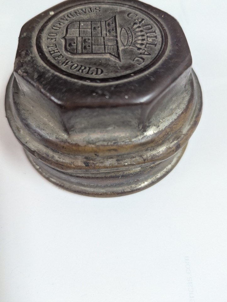1920s-30s Cadillac Brass Threaded Screw-on Hubcap Hub Grease Cap C108 ...