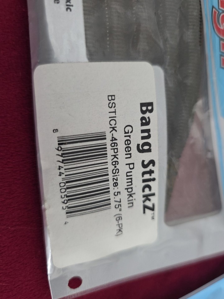 Z-MAN Bang Stickz Senko Stick Baits 5.75 Inch BSTICK Soft Plastic GREEN ...