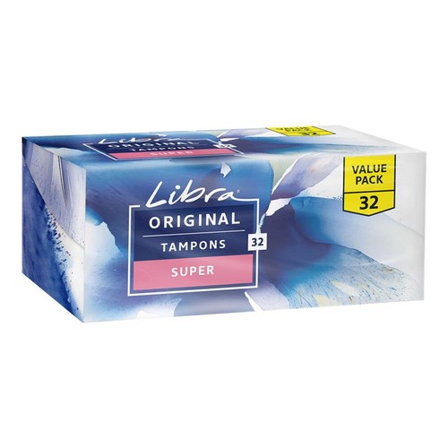 32pc Libra Super Original Tampons Comfortable/Absorbent Women/Female ...