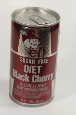 Elf Diet Black Cherry Soda Can - 12oz | eBay