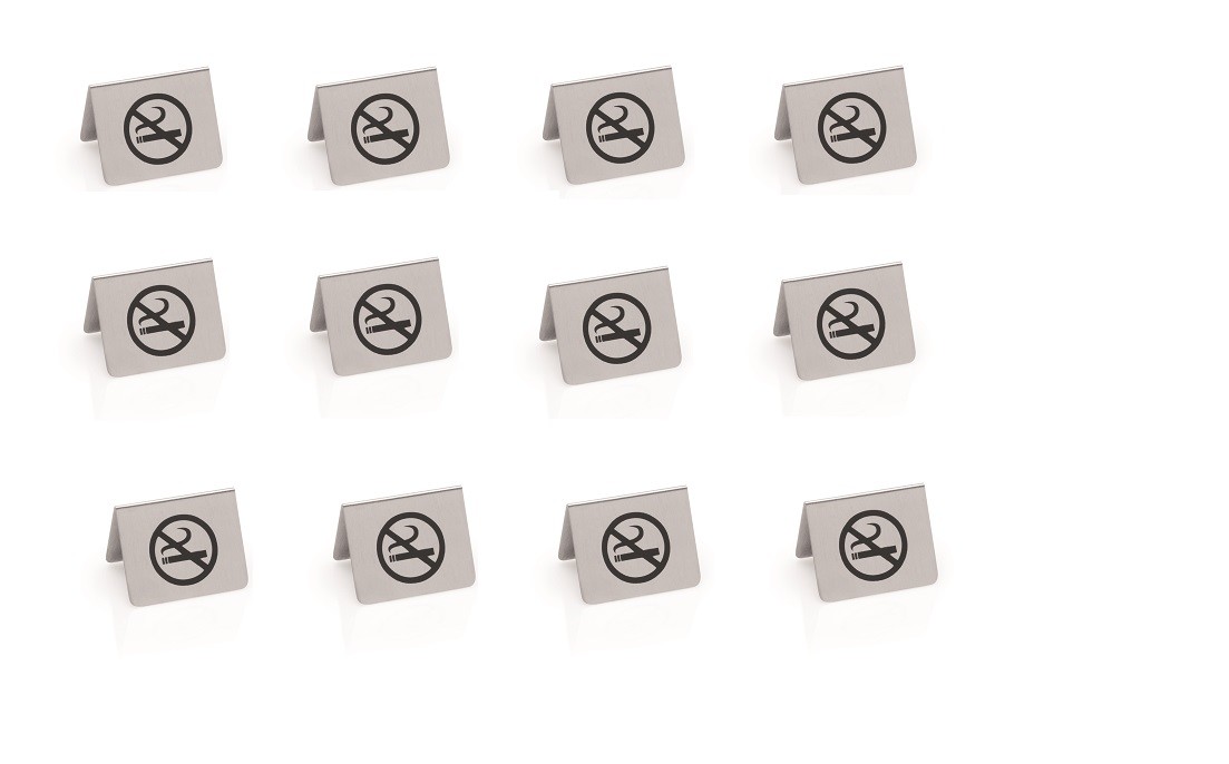 12x Nichtraucherschild, Raucherschild, Nichtraucher, aus CNS, Abm.: 5 ...