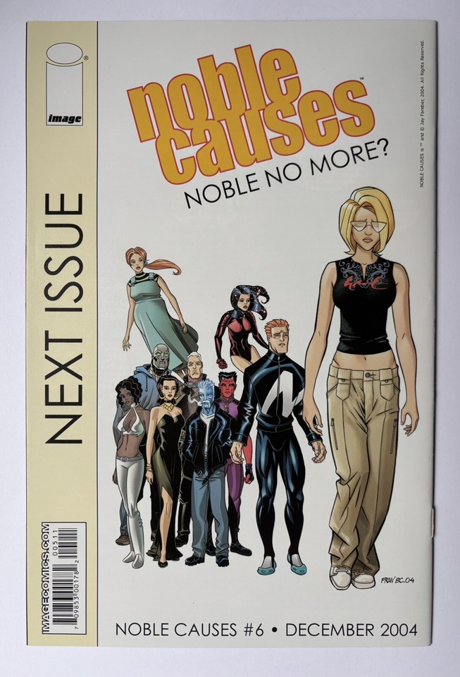 NOBLE CAUSES #5 INVINCIBLE APPEARANCE IMAGE COMICS | eBay
