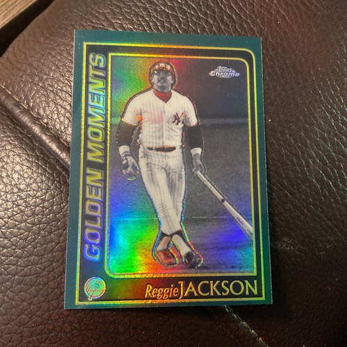 Reggie Jackson 2001 Topps Chrome Golden Moments #306 Baseball Card ...