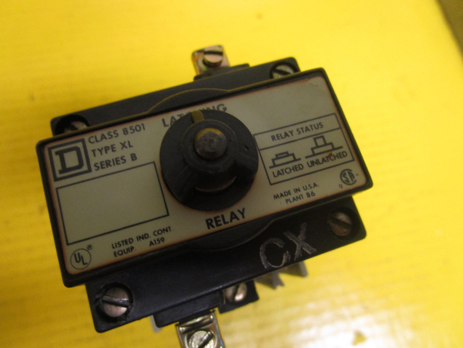 SQUARE D CONTROL RELAY 8501 X080 SER A 8501X080 W/ 8501-XL SER B | eBay