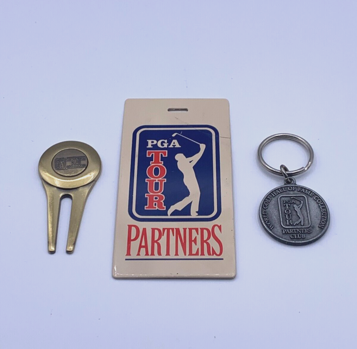 Lots 3 GOLF DESIGN Vintage Divot Tool/ Key Chain And Card Holder | eBay