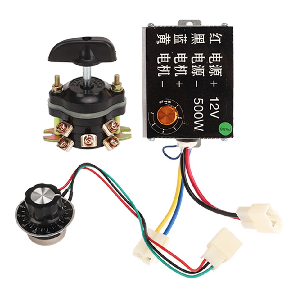 12V 350W Gear Reduction Electric Motor With Controller Inverted Switch ...