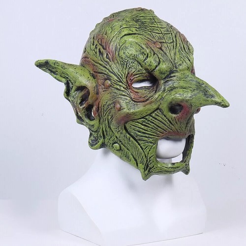 Greepy Goblin Mask Evil Orc Gnome Face Masques Latex Mask Halloween ...