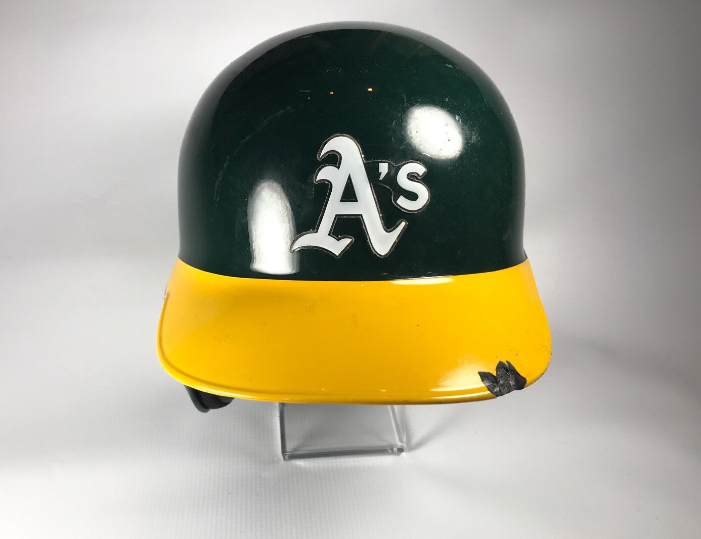 Oakland Athletics Game Used Left Handed Batting Helmet #15 | eBay