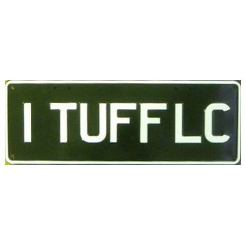Novelty Number Plate - 1 Tuff LC AUS Licence Plate Sign Wall Art Home ...