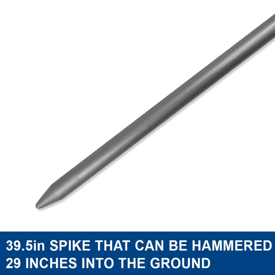 Ground Spike for 20ft Locking Fiberglass Flag Pole Ground Stake for ...