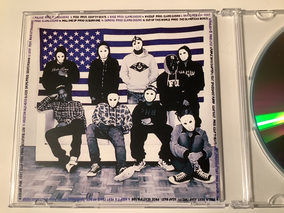 ASAP Rocky - Live.Love.Asap CD Rare Promo Mixtape 2011 schoolboy q a.s ...