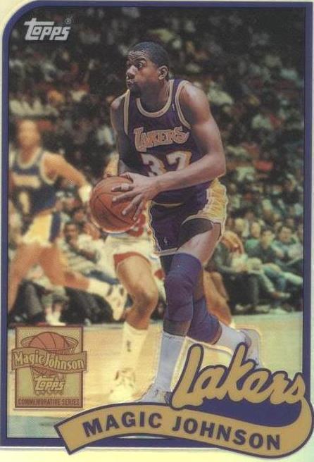 2000-01 Topps Chrome - Magic Johnson Commemorative Series Magic Johnson ...