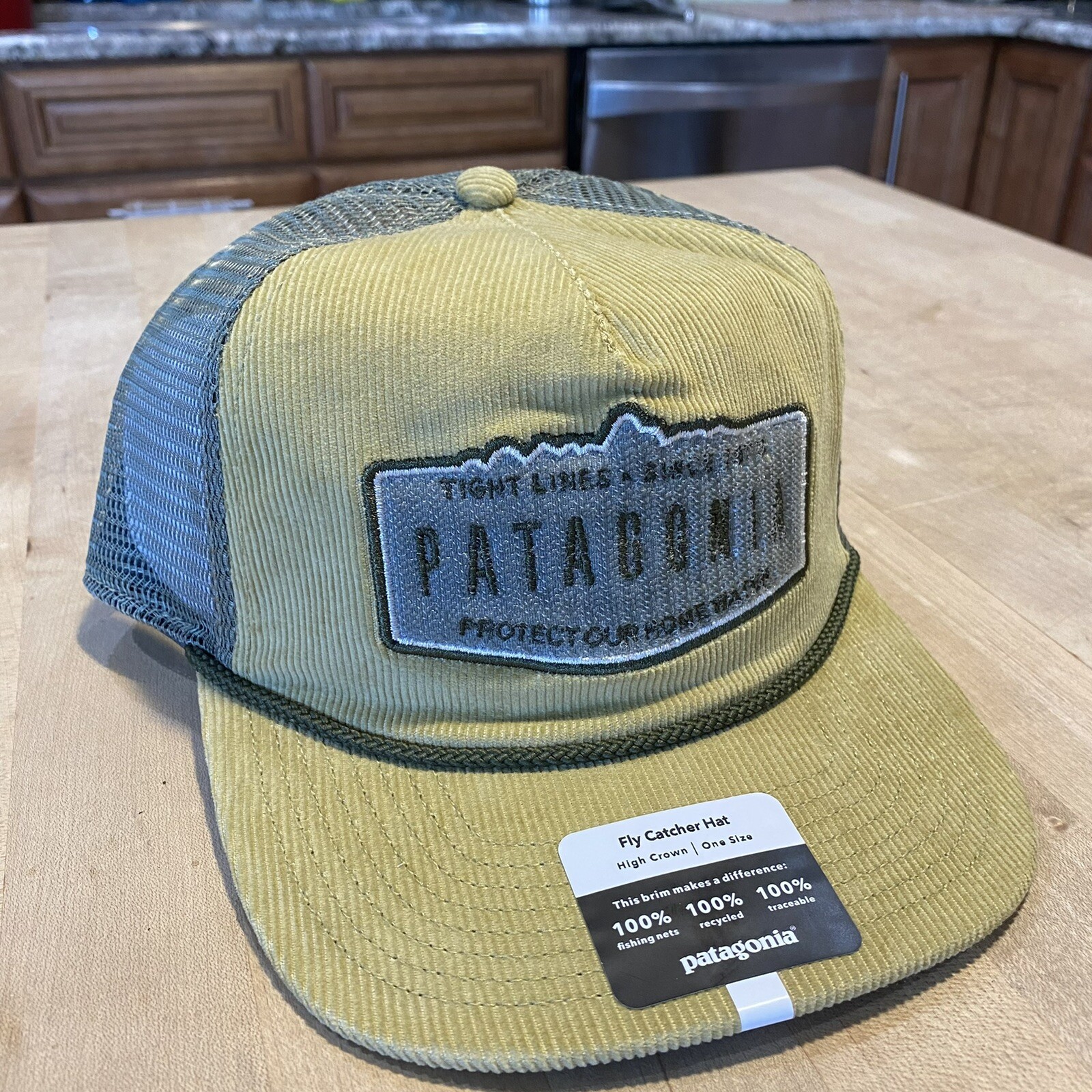Patagonia Fly Catcher Hat - New With Tags - Ridgecrest: Moray Khaki ...