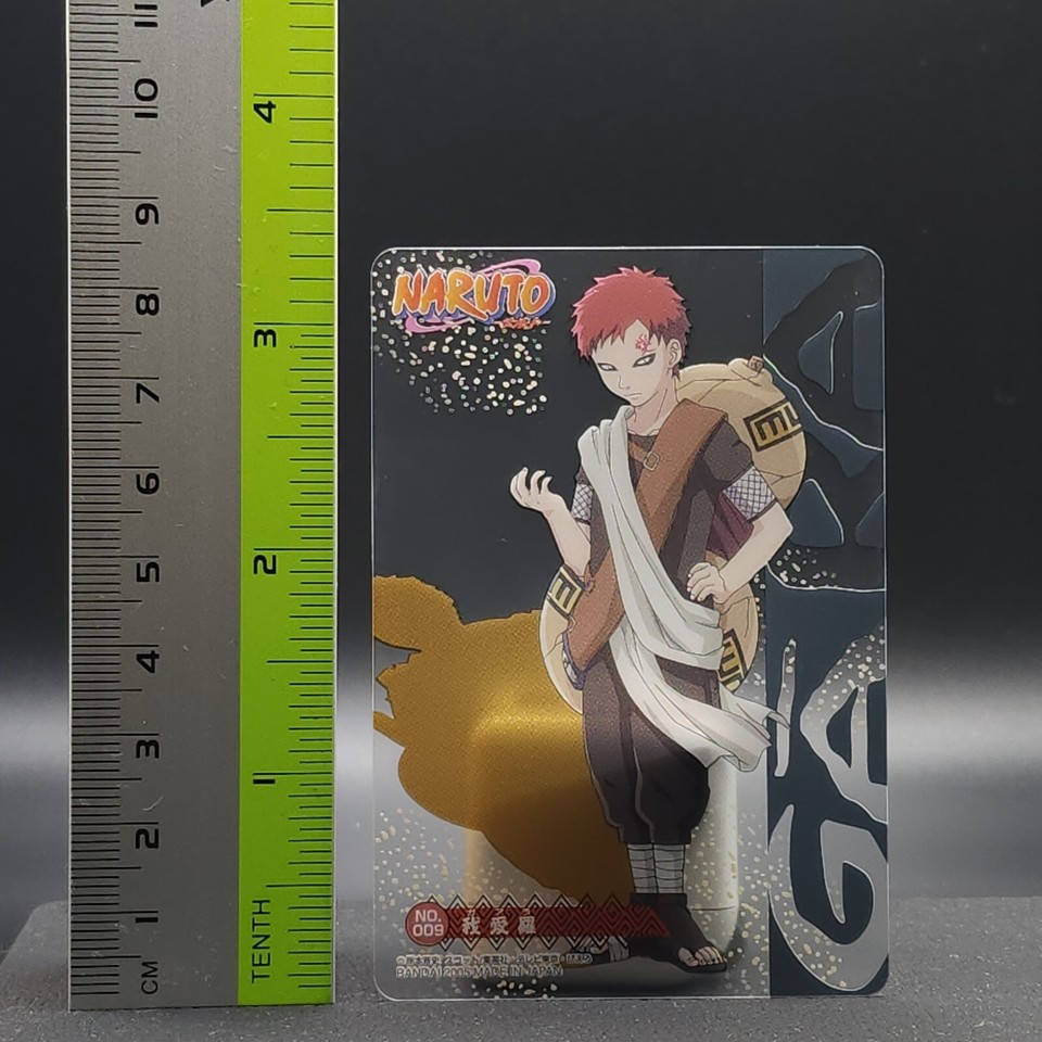GAARA NARUTO Card TCG Japanese BANDAI 2005 MADE IN JAPAN No.009 F/S b ...