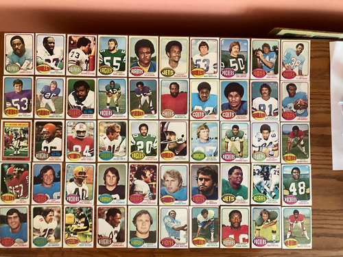 1976 Topps Football Card Lot x50 | eBay
