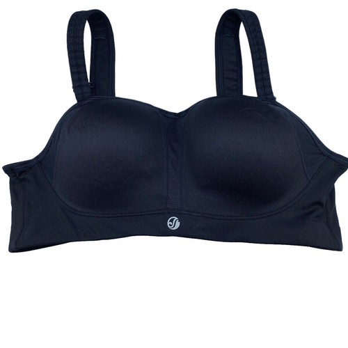 Soma Sport Max Support Contour Underwire Bra Size 32B Black Adjustable ...