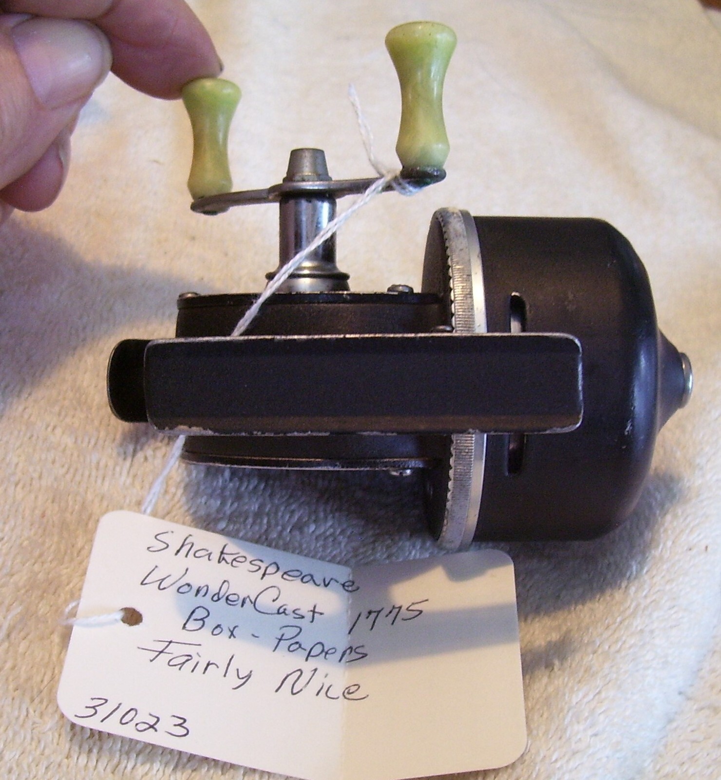 31023 SHAKESPEARE WONDERCAST 1775 REEL SEE TAG WORKING BOX PAPERS BAD ...