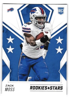Zack Moss RC 2020 Panini Rookies & Stars #117 Colts Bills Rookie Card ...