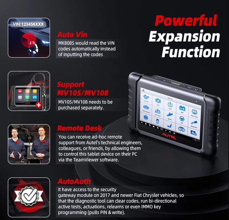 Autel MaxiCOM MK808S Bidirectional Scanner Diagnosis Tool Updated of ...