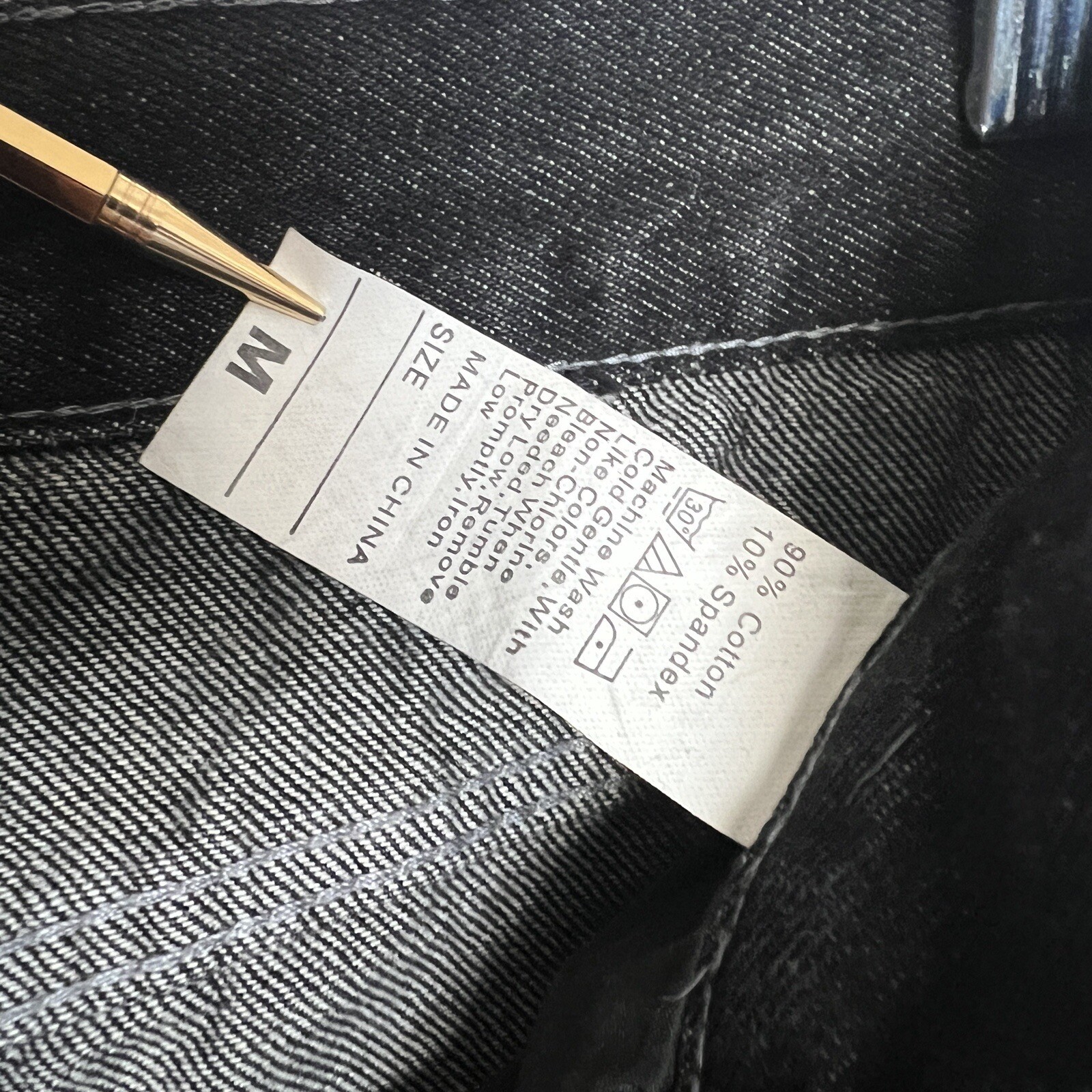 Hand painted Goth/Horror Black Baggy Jeans with Bat &… - Gem