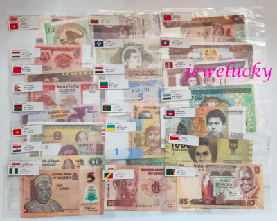 Wholesale Lots 50 Pcs Different World Banknotes Paper Money Foreign ...