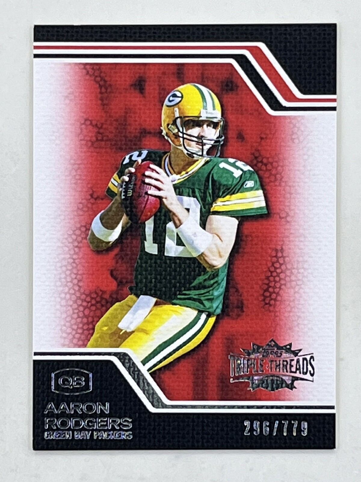 Aaron Rodgers 2008 Topps Triple Threads /779 #23 Sports NFL Packers ...