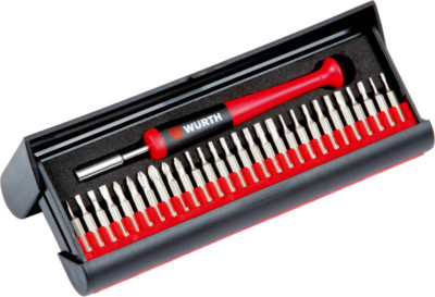 Wurth 29 Piece Precision Screwdriver & Bit Set Smart Case 06134895 ...