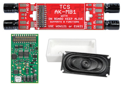 TCS 1759 WDK-KAT-1 8-Function Kato DCC Sound Decoder Conversion Kit HO ...