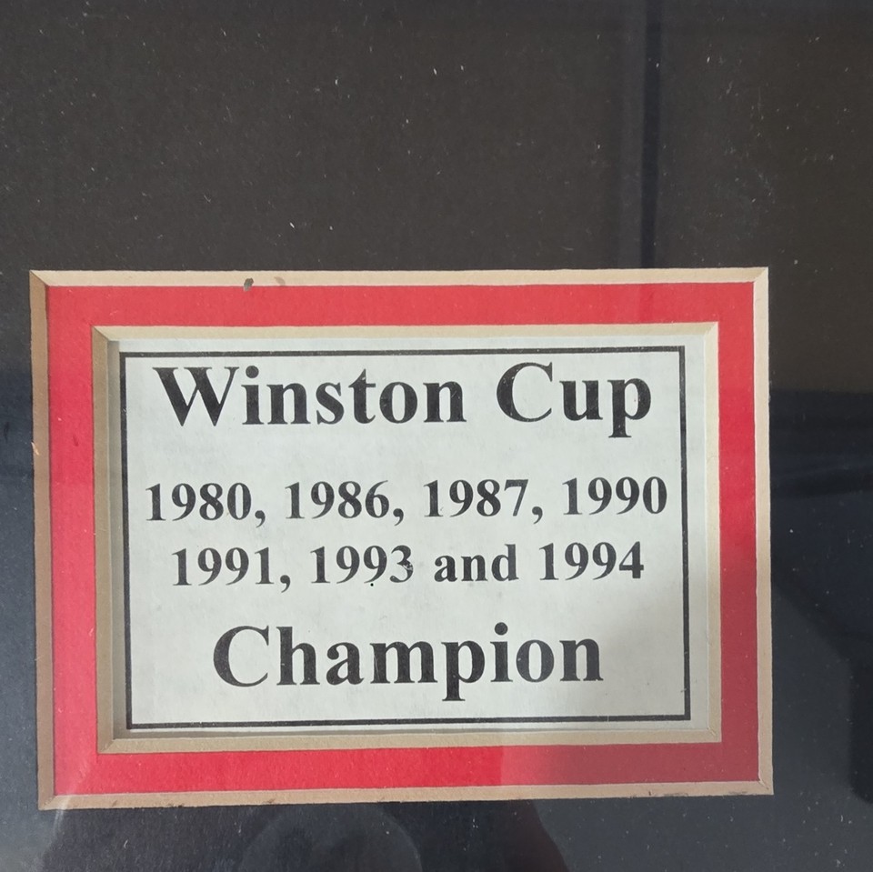 Dale Earnhardt NASCAR Winston Cup Champion Plaque Goodwrench Racing ...
