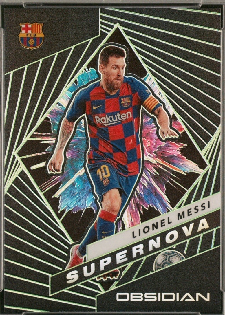 2019-20 Panini Obsidian - Supernova Lionel Messi #S-8 Electric Etch ...