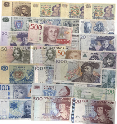 SWEDISH KRONA BANK NOTES - CHOICE OF STYLE & NOTE - SWEDEN | eBay