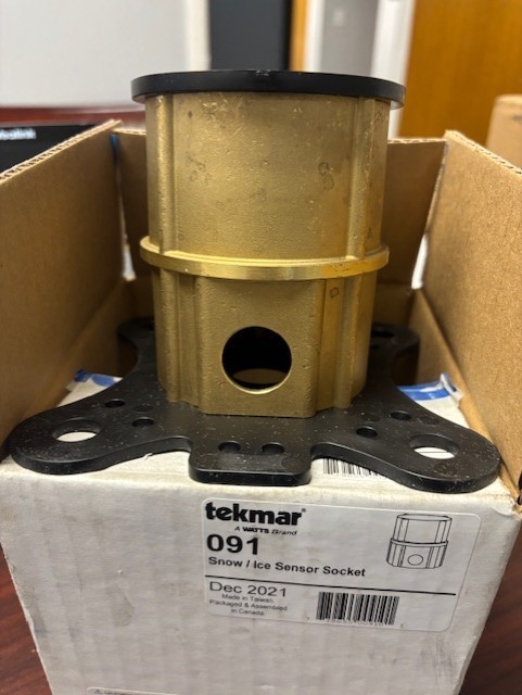 Tekmar 091 Snow / Ice Sensor Socket A Watts Brand. Factory Sealed Box ...