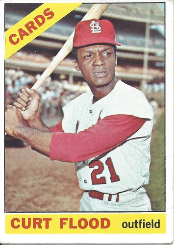 Vintage 1966 TOPPS BASEBALL #60 CURT FLOOD EC | eBay