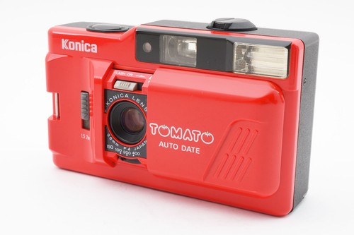 Non flash [Near MINT] Konica Tomato Point & Shoot 35mm Film Camera From ...