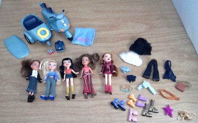 Lot of Lil' Bratz Dols Clothes Shoes Spring Break Beach Bike Early 2000 ...