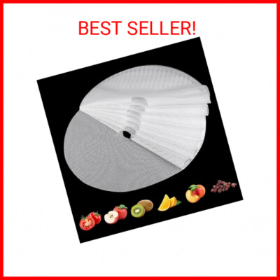 (8 Pack) Round Silicone Dehydrator Sheets, Dostk Premium Non Stick ...