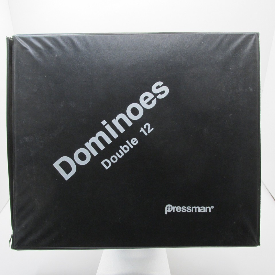 PRESSMAN DOMINOES DOUBLE 12 VINTAGE 91 PIECE SET - MEXICAN TRAIN | eBay